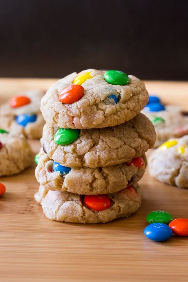 Soft & Chewy M&M Cookies