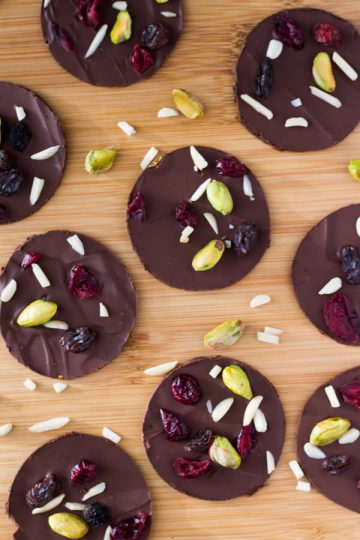 Dark Chocolate Fruit & Nut Clusters