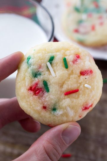 Holiday Sprinkle Cookies - Just so Tasty
