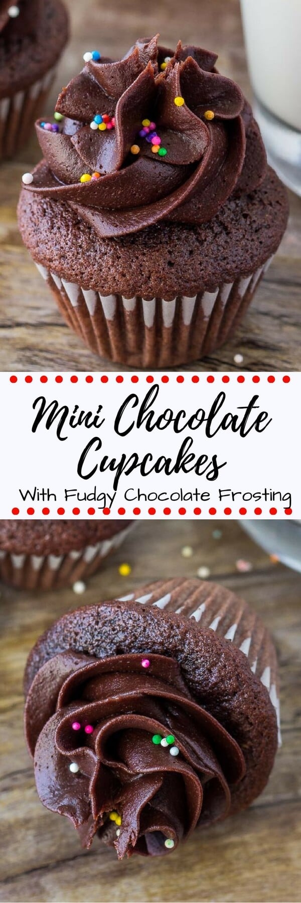 Mini Chocolate Cupcakes - Just so Tasty