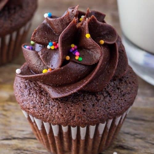 Mini Chocolate Cupcakes - Just so Tasty