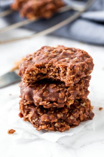 Chocolate Peanut Butter No Bake Cookies - Just so Tasty