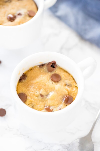 Chocolate Chip Cookie in a Mug - Just so Tasty