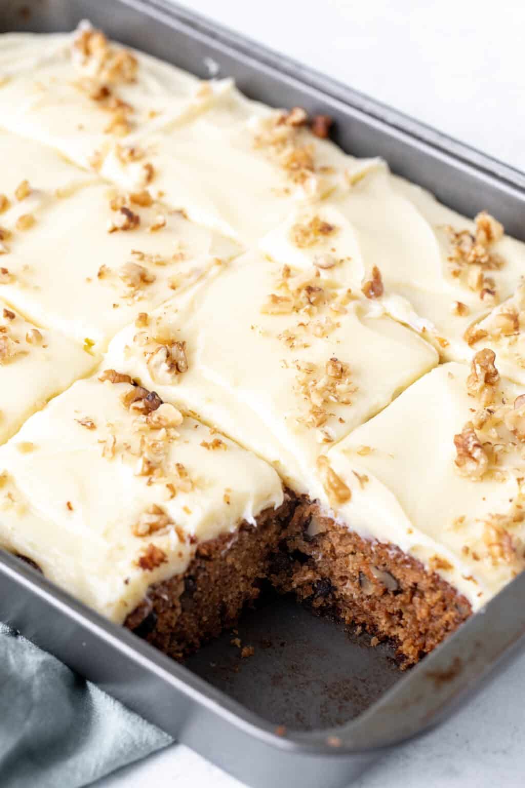 Moist Carrot Cake with Cream Cheese Frosting