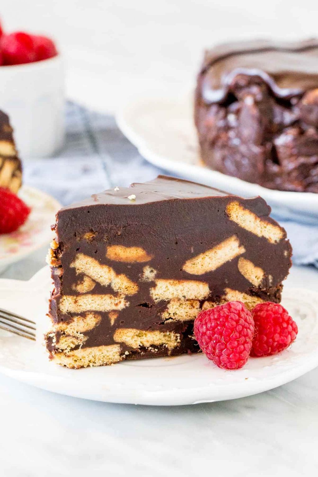 Chocolate Biscuit Cake - Just so Tasty