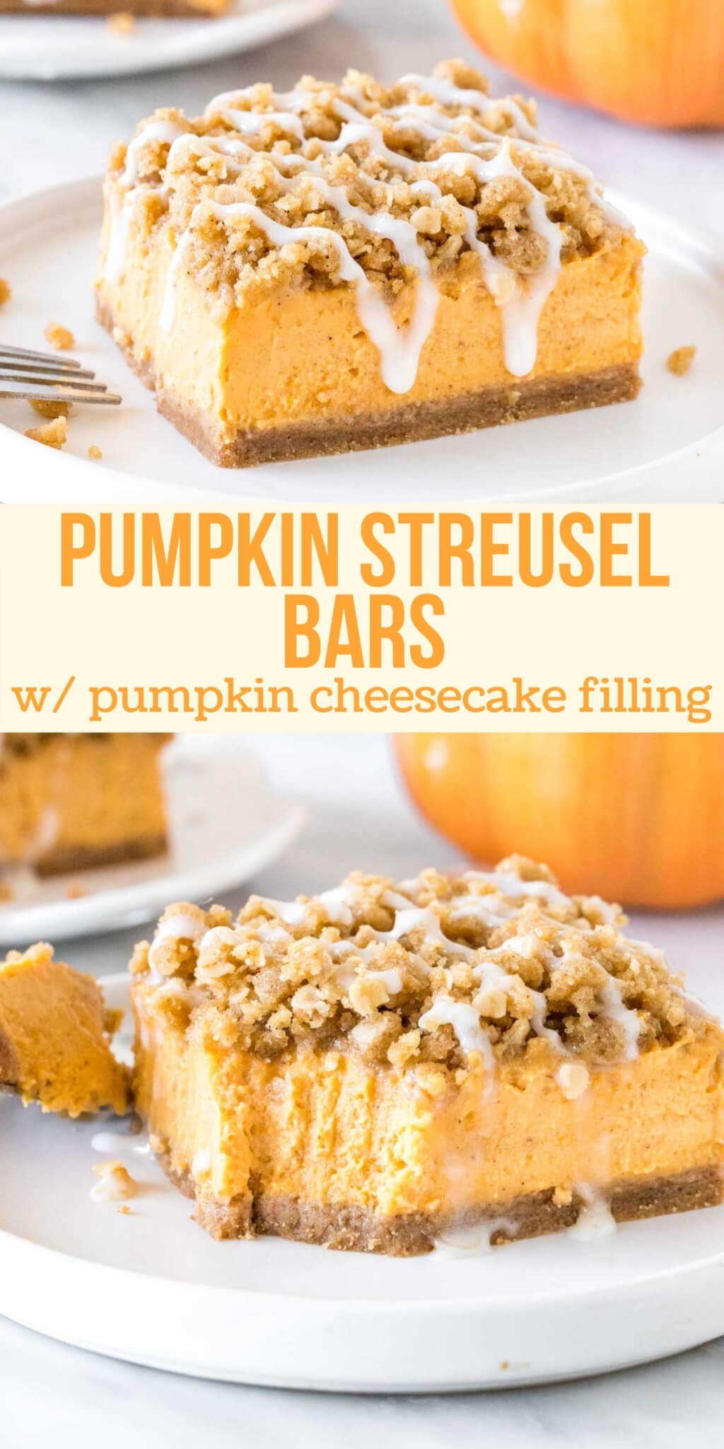 Pumpkin Streusel Bars - Just so Tasty