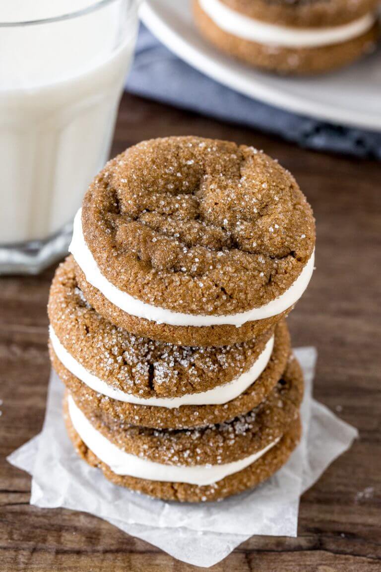 Molasses Cream Pie Cookies - Just so Tasty