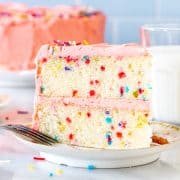 Funfetti Cake - From Scratch & Filled with Sprinkles! - Just so Tasty