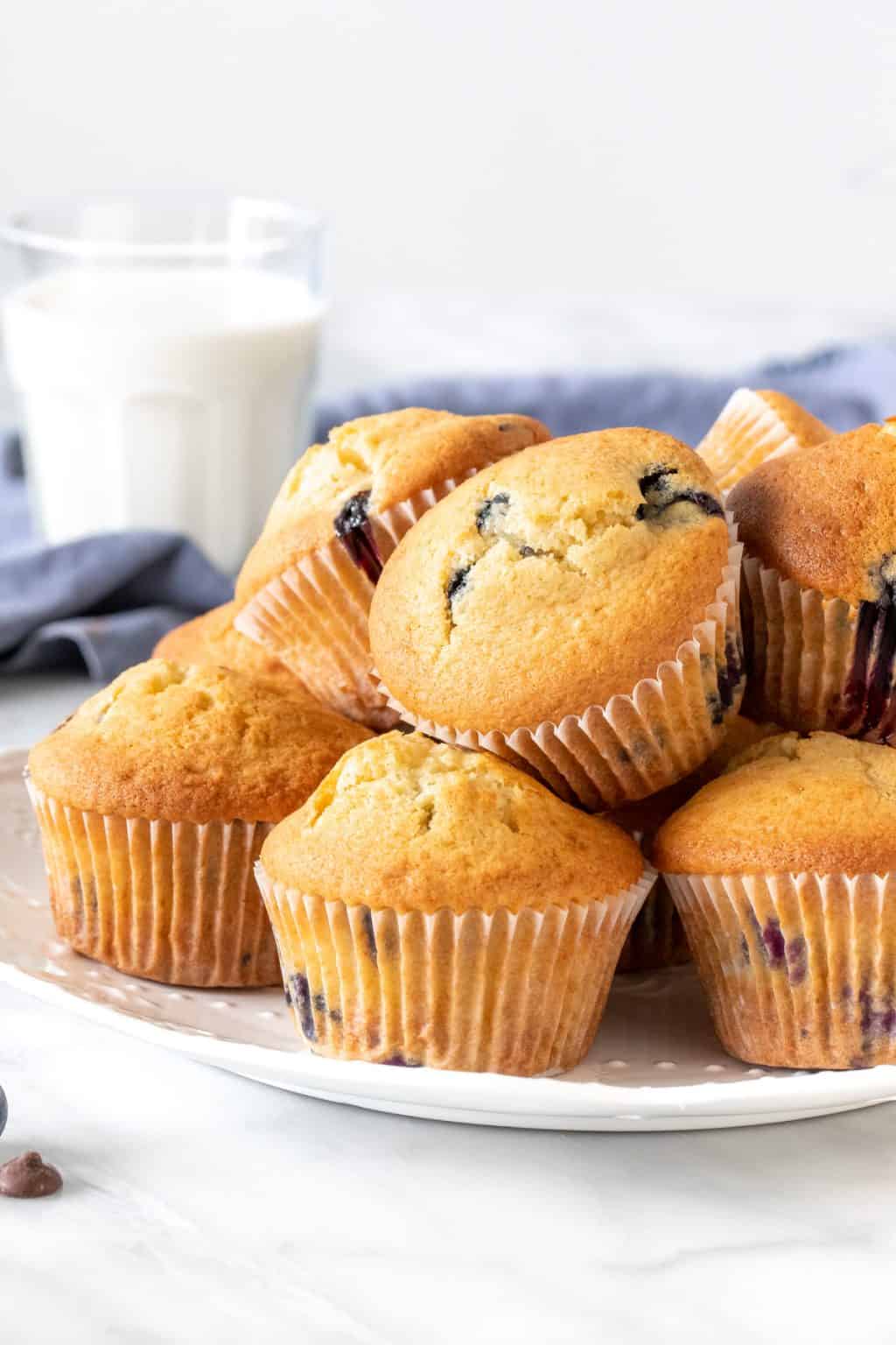 Blueberry Chocolate Chip Muffins - Just so Tasty