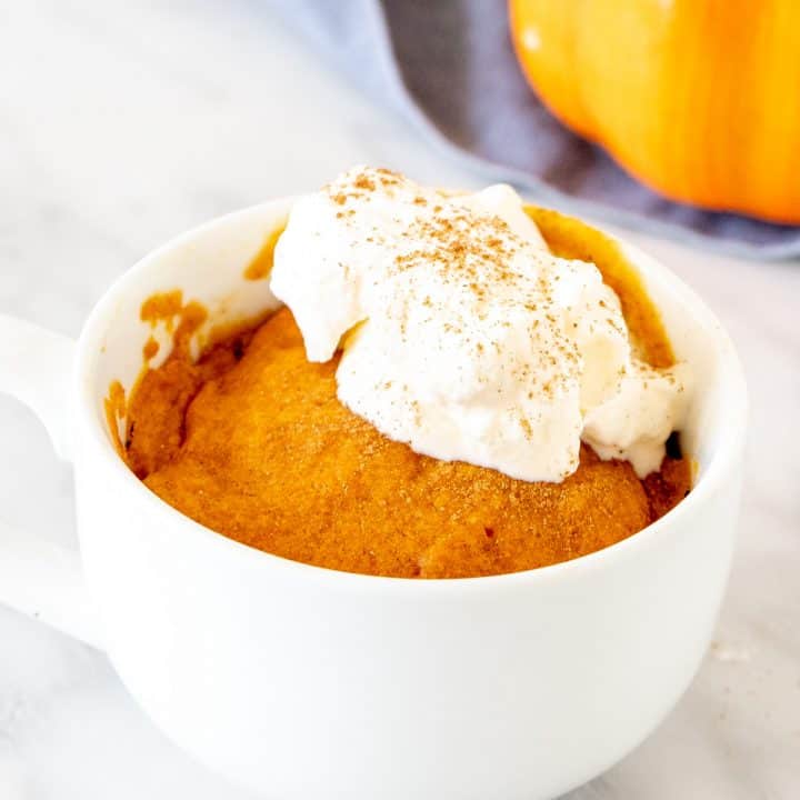 Pumpkin Mug Cake - Just so Tasty