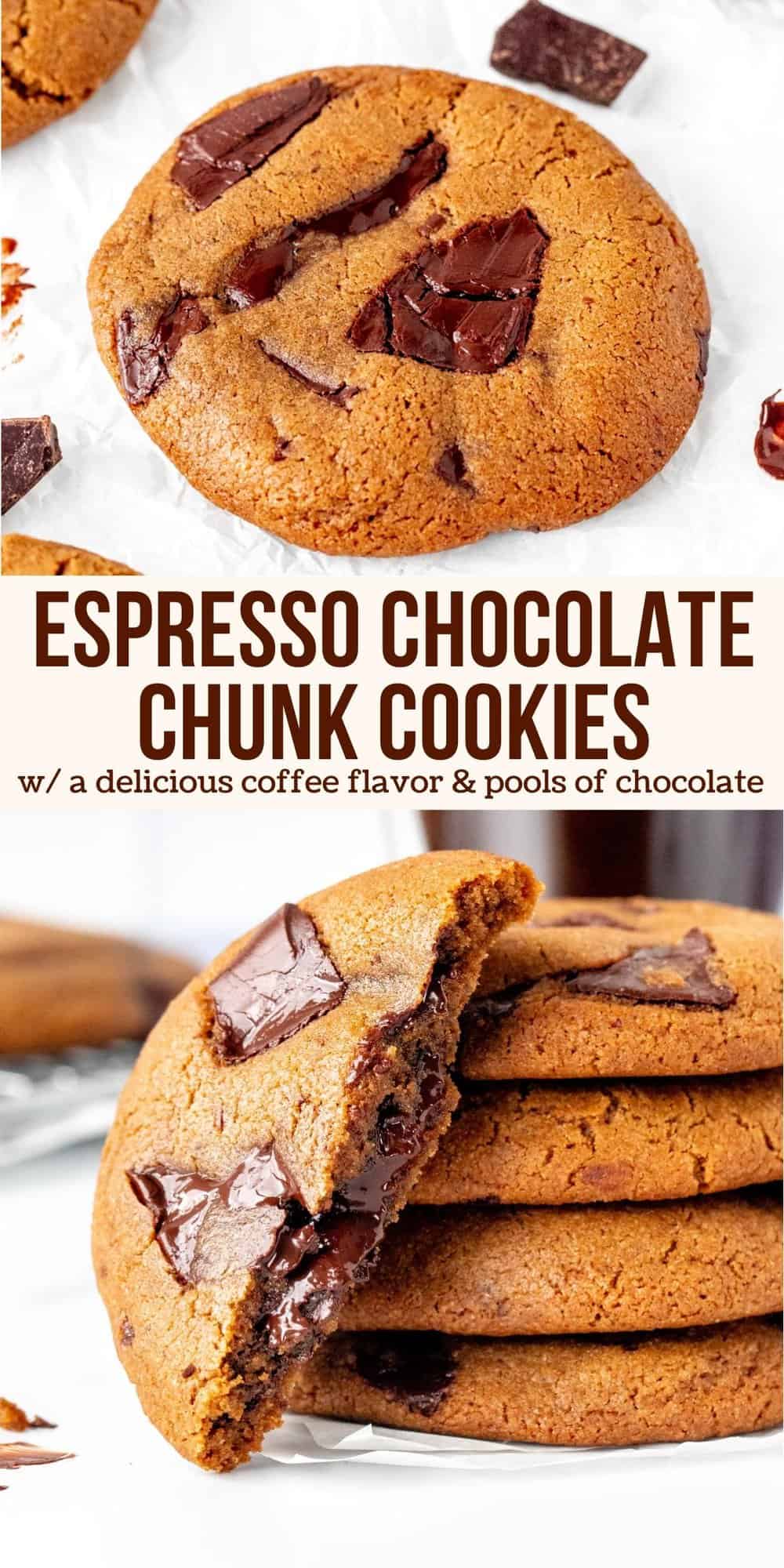 Espresso Chocolate Chip Cookies - Just so Tasty