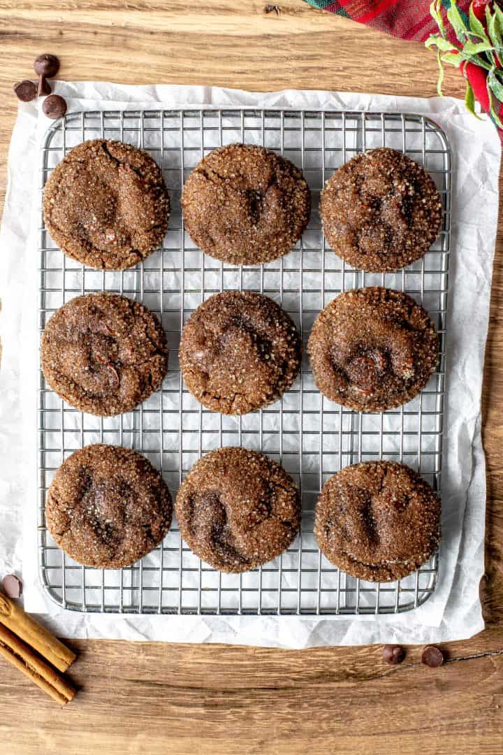 Chocolate Gingerbread Cookies - Just so Tasty