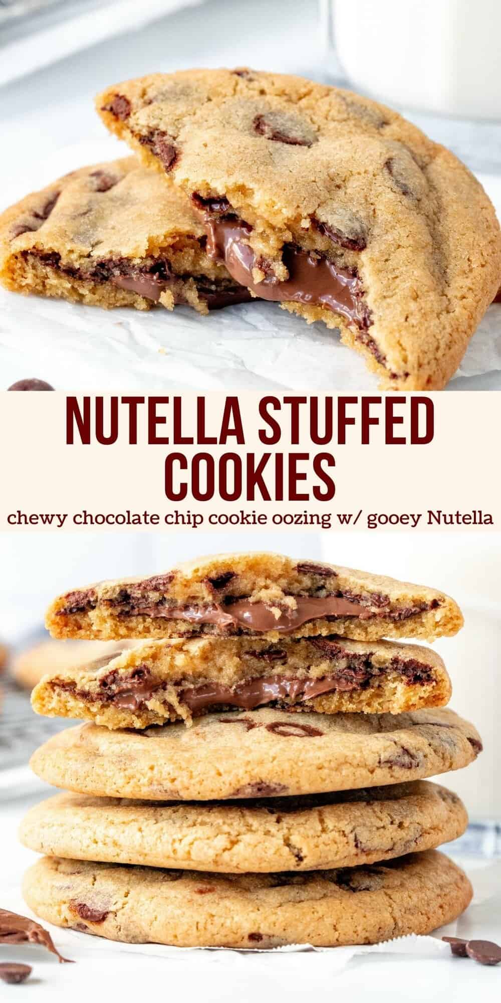Nutella Stuffed Cookies - Just so Tasty