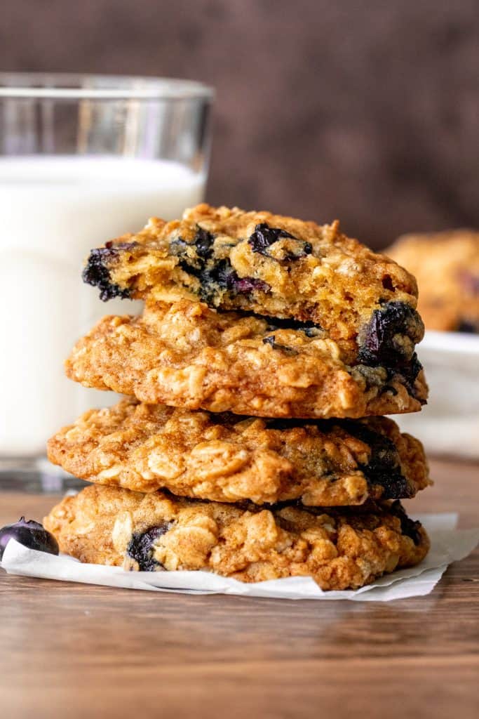 Blueberry Oatmeal Cookies - Just so Tasty