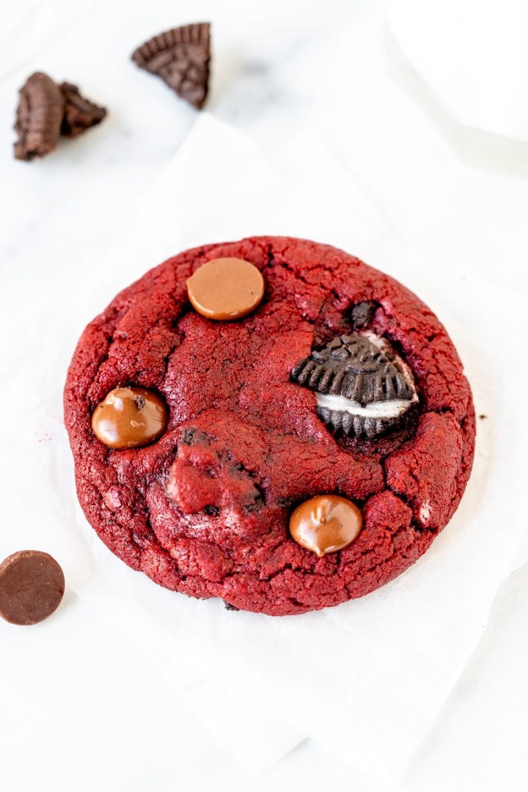 Oreo Red Velvet Cookies - Just so Tasty