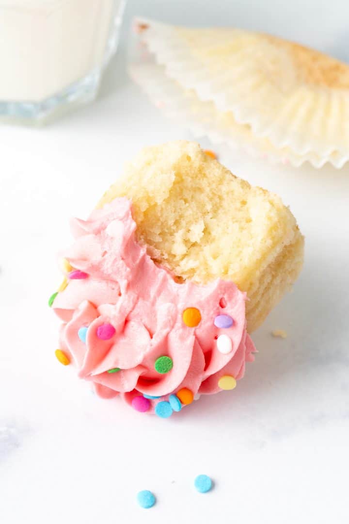 Vanilla Cupcakes for Two - Just so Tasty