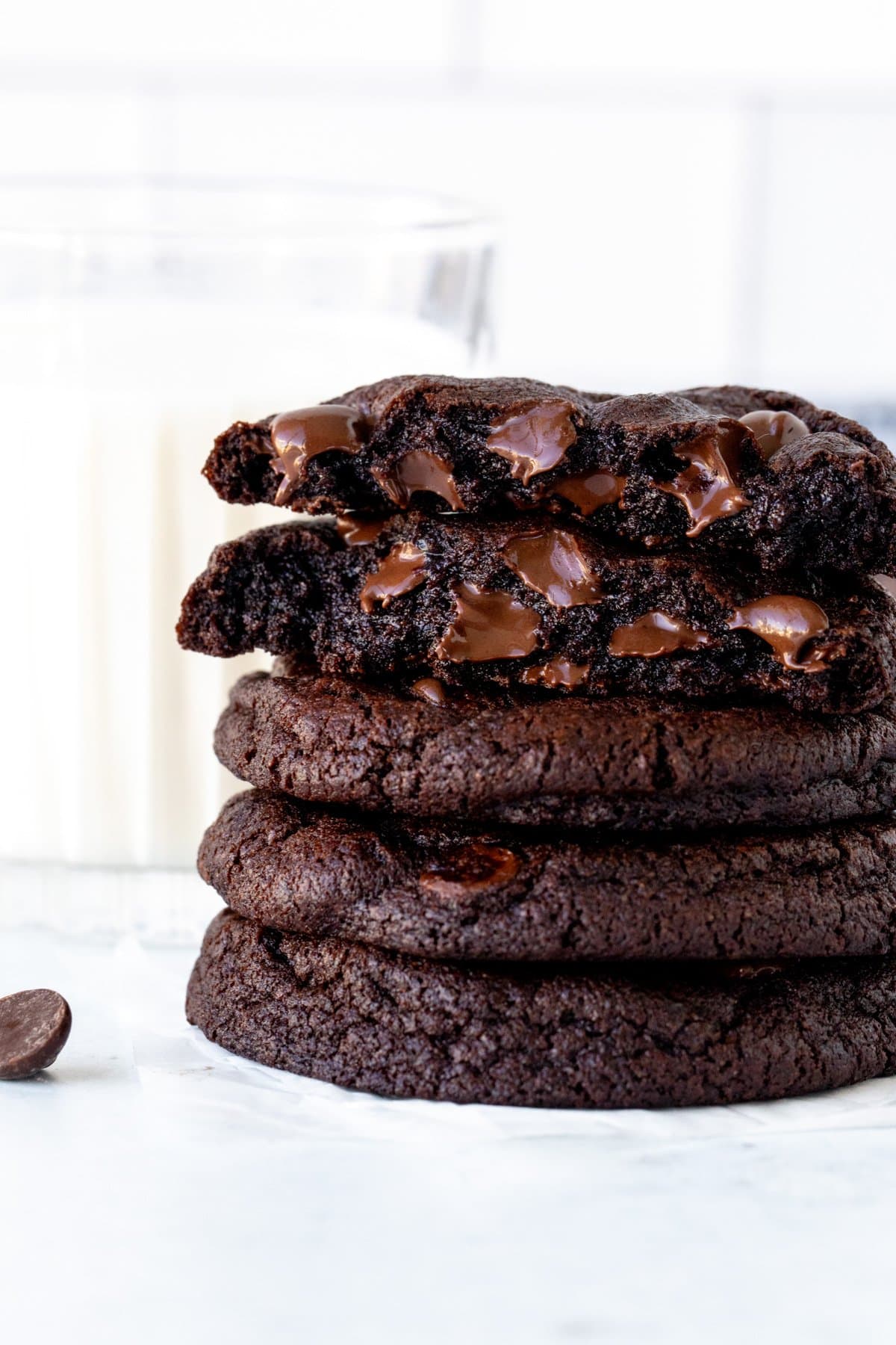 Double Chocolate Chip Cookies - Just so Tasty