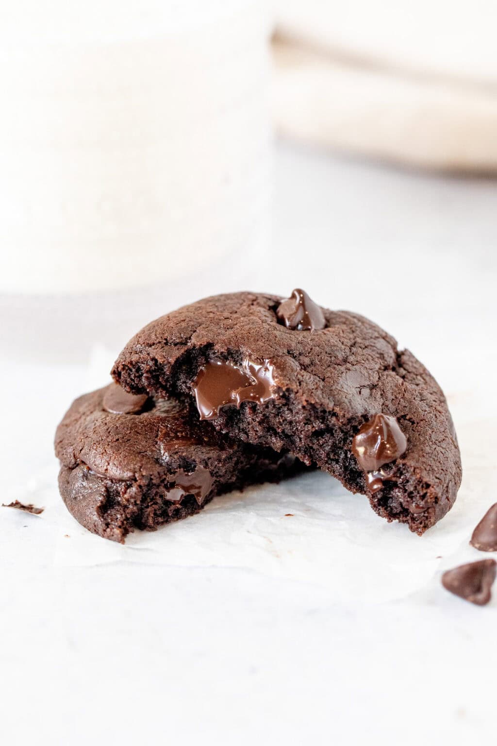 Double Chocolate Chip Cookies - Just so Tasty