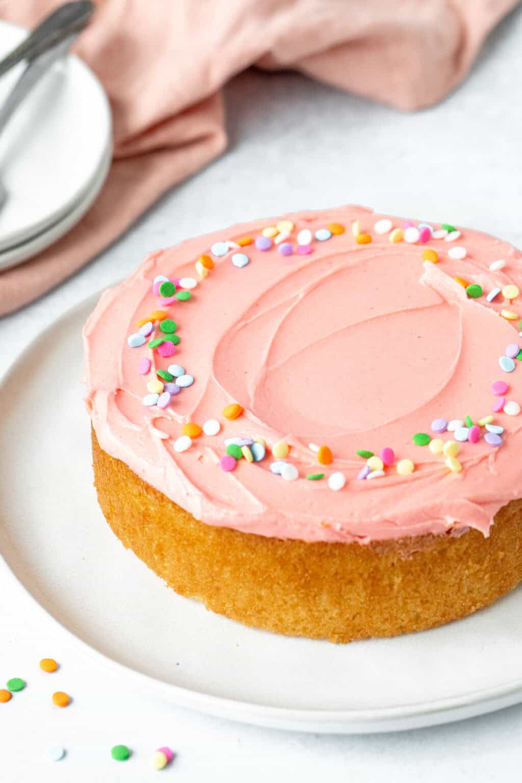 Mini Vanilla Cake - Just so Tasty