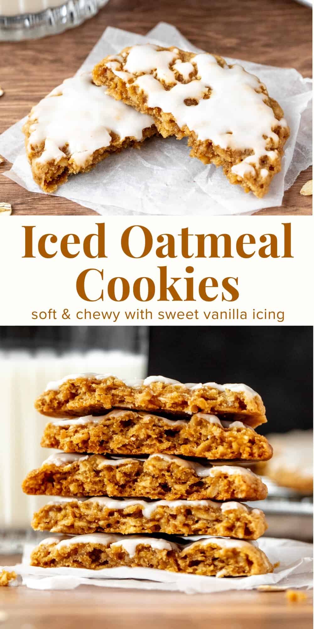 Iced Oatmeal Cookies - Just so Tasty