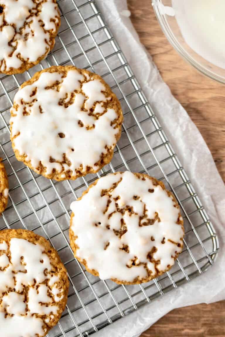Iced Oatmeal Cookies - Just so Tasty