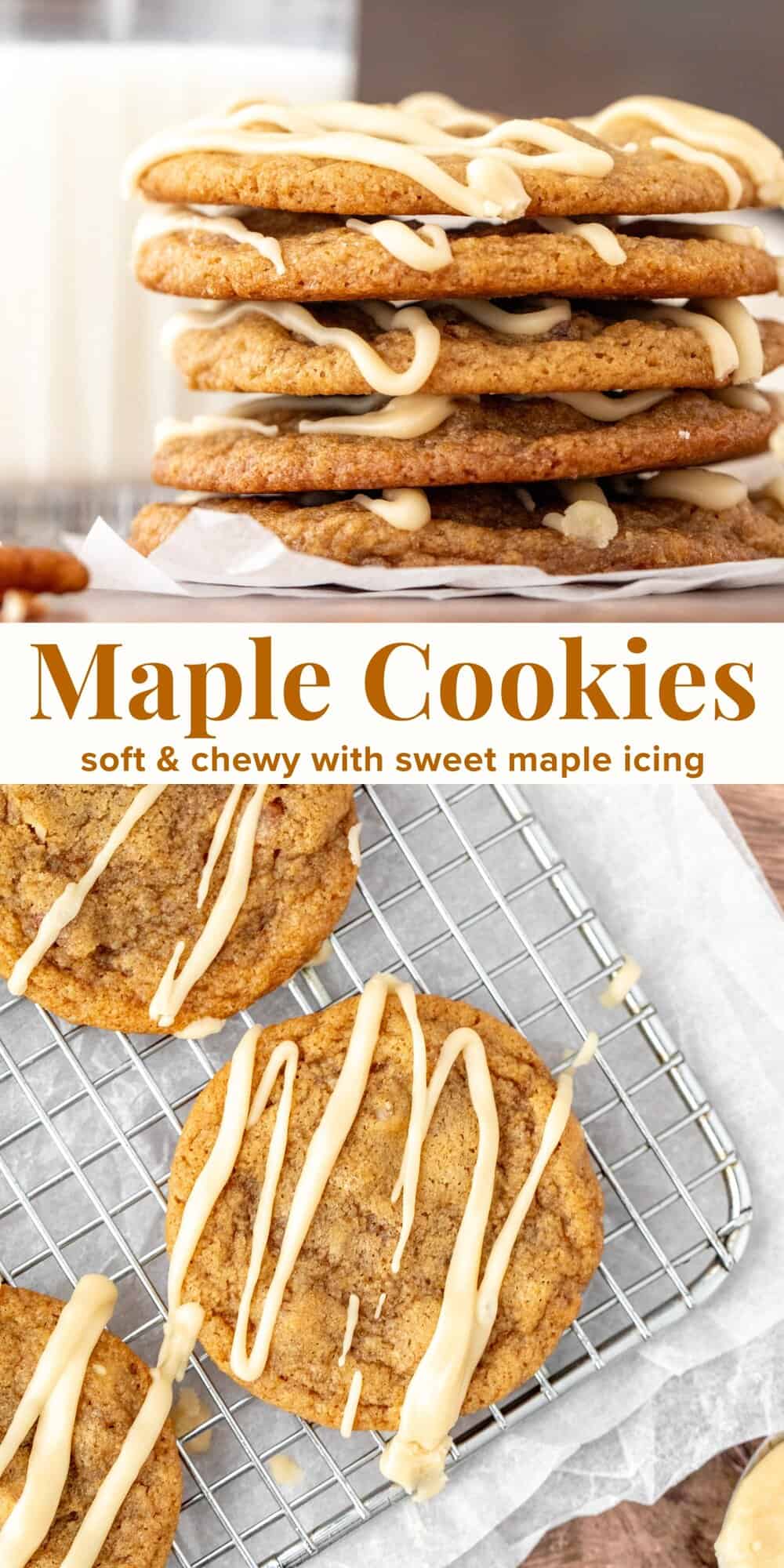 Maple Cookies with Maple Icing - Just so Tasty