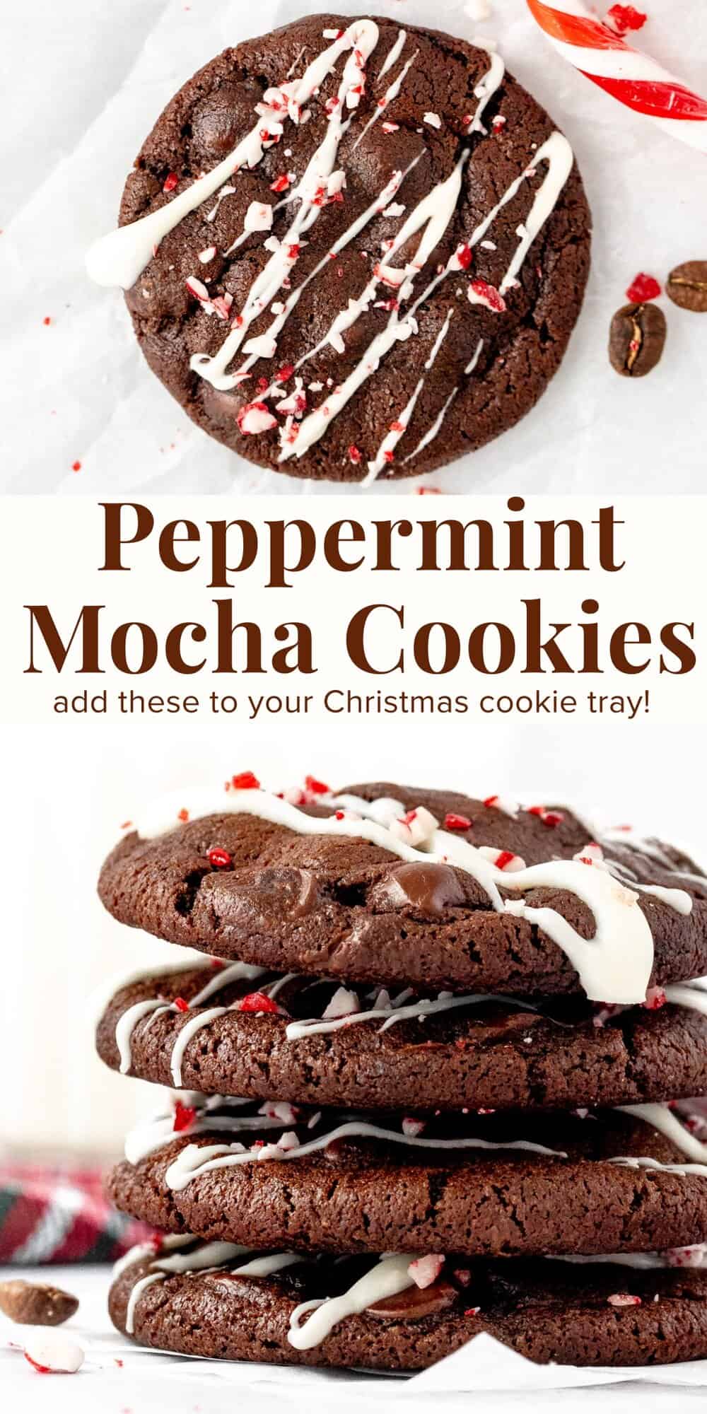 Peppermint Mocha Cookies - Just so Tasty