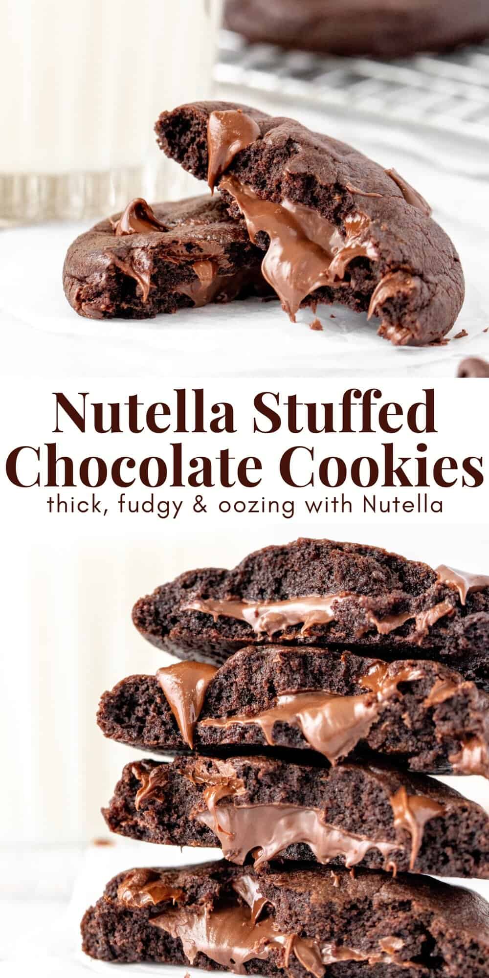 Nutella Stuffed Chocolate Cookies Just So Tasty